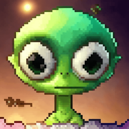 Pixel_Art_Cartoon_Alien - Collection | OpenSea