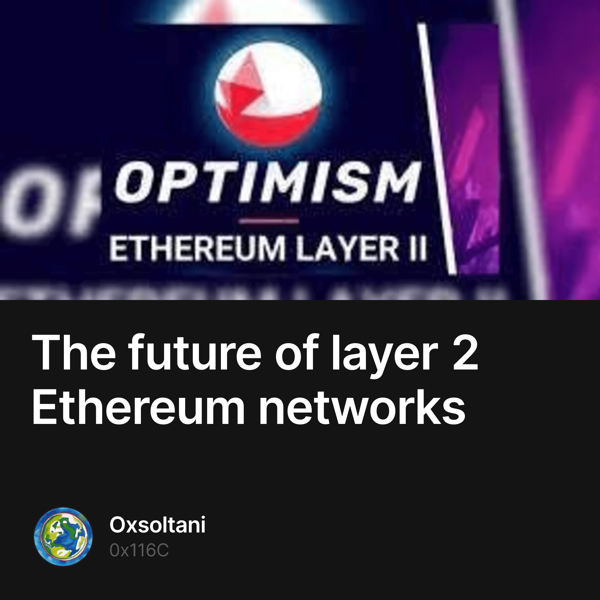 The future of layer 2 Ethereum networks - Collection | OpenSea