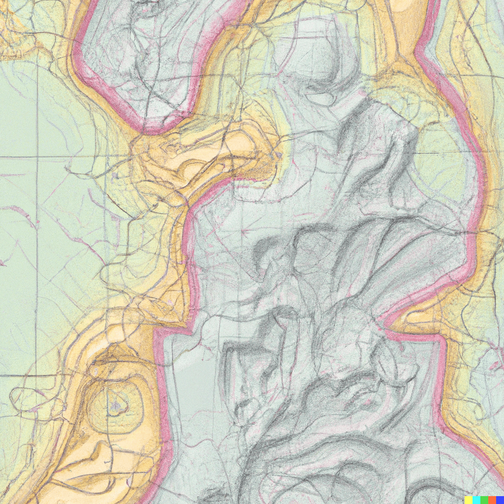 Topographic and visionary cartographic maps - Collection | OpenSea