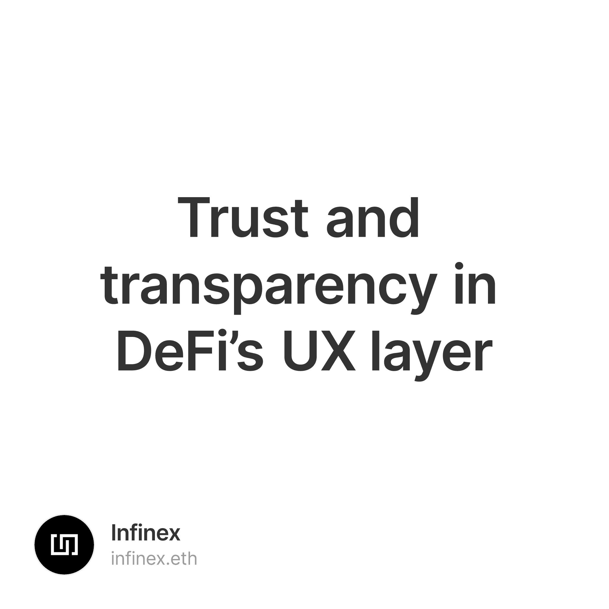 Trust and transparency in DeFi’s UX layer - Collection | OpenSea Trust and transparency in DeFi’s UX layer - Collection | OpenSea