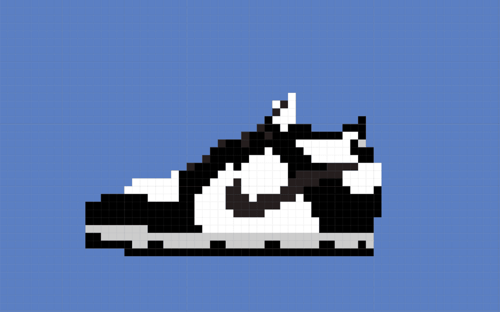 panda dunks - Pixel Art shoes | OpenSea