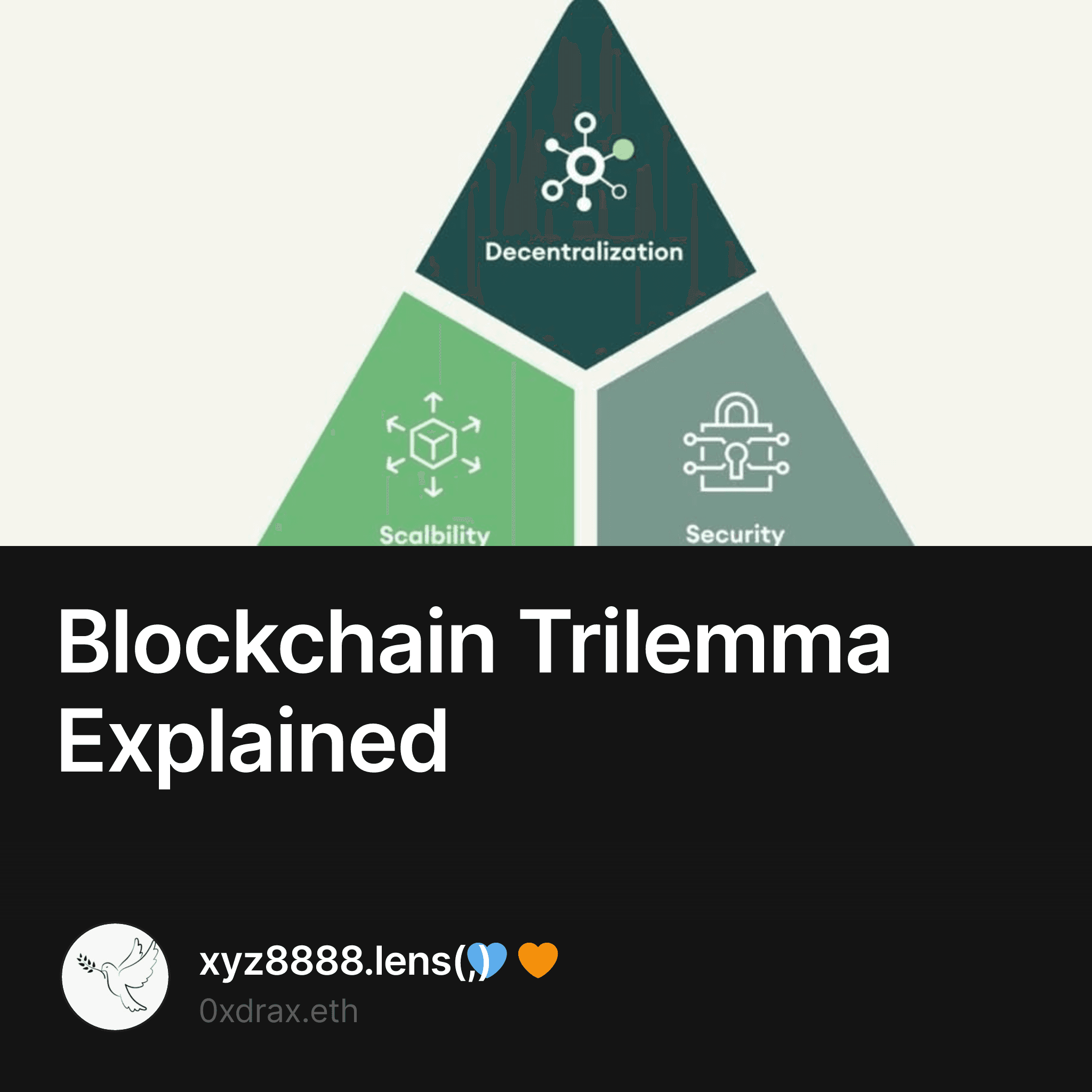 Blockchain Trilemma Explained - Collection | OpenSea