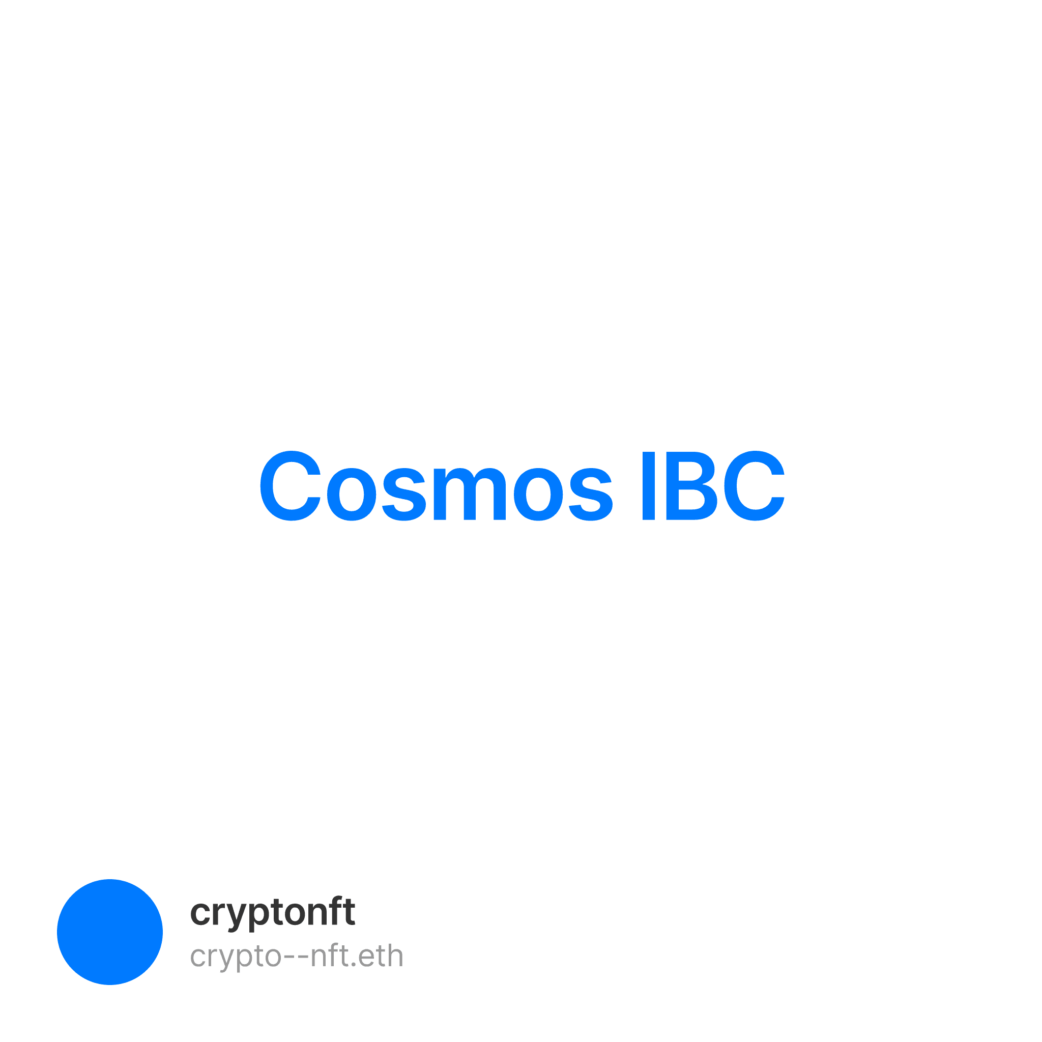 Cosmos IBC - Collection | OpenSea Cosmos IBC - Collection | OpenSea