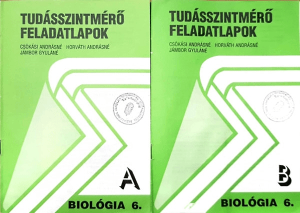 Tudasszintmero feladatlapok Termeszetismeret Foldrajz Biologia 6AB - Jambor-Vizvari :PDF ...