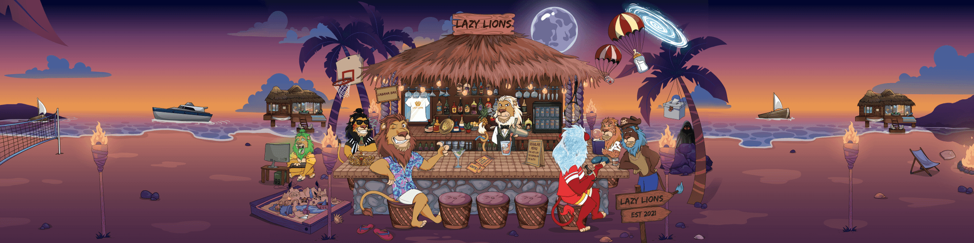 Lazy Lions - Collection | OpenSea