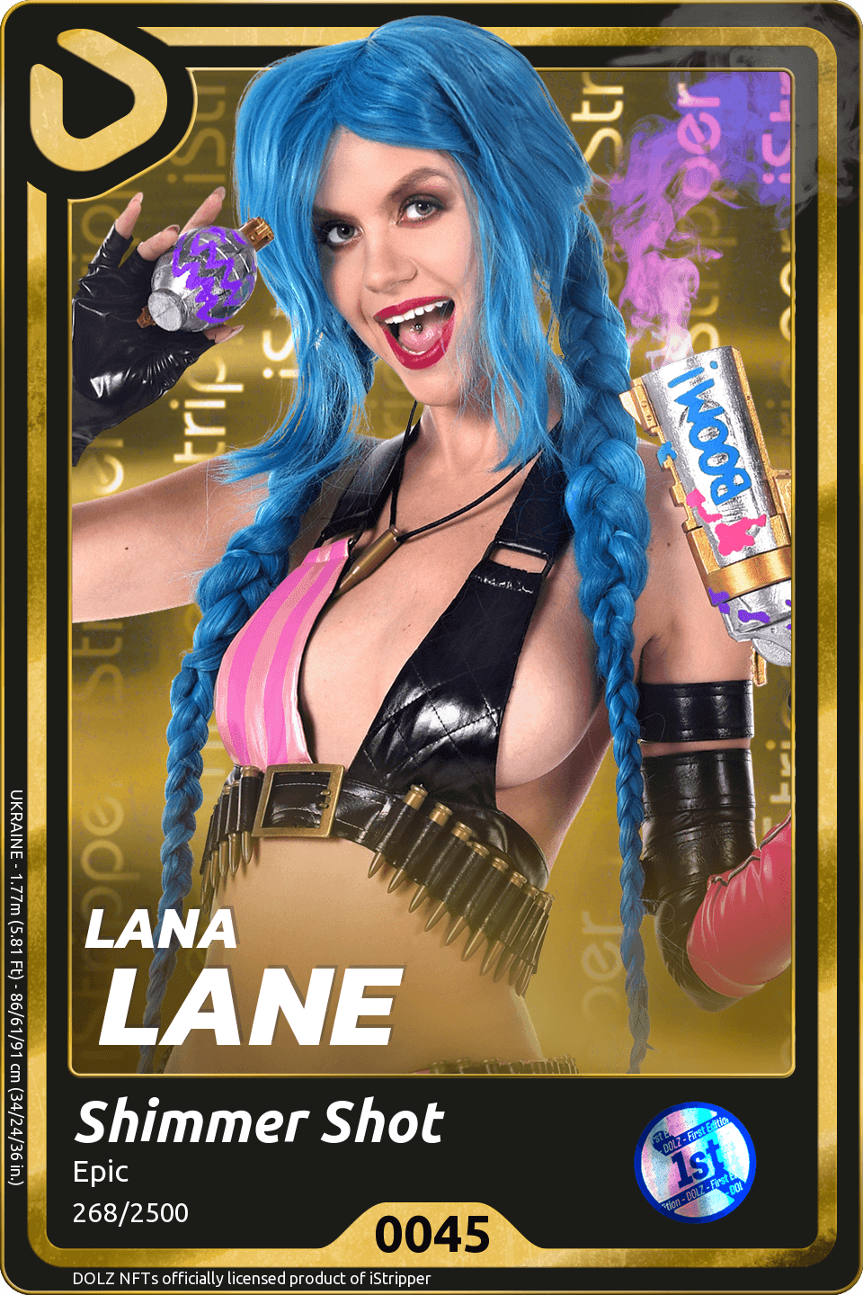 Lana Lane - Shimmer Shot - DOLZ x iStripper - Lana Lane - Shimmer Shot | OpenSea