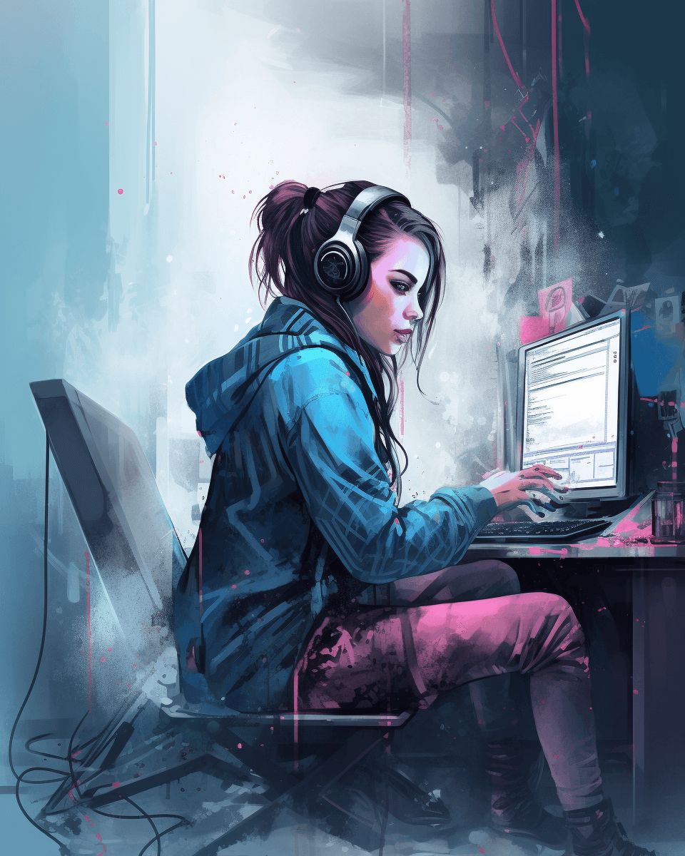 Hacker Girl Dystopian Dreaming Opensea