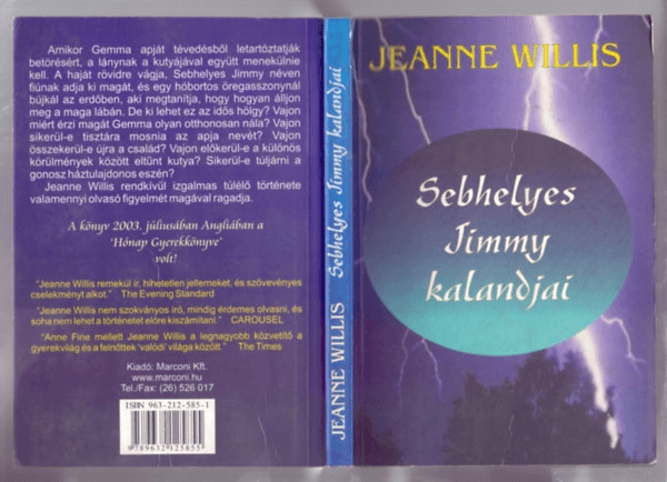Sebhelyes Jimmy kalandjai (The Adventures of Jimmy Scar - Elso kiadas) - Jeanne Willis :PDF ...