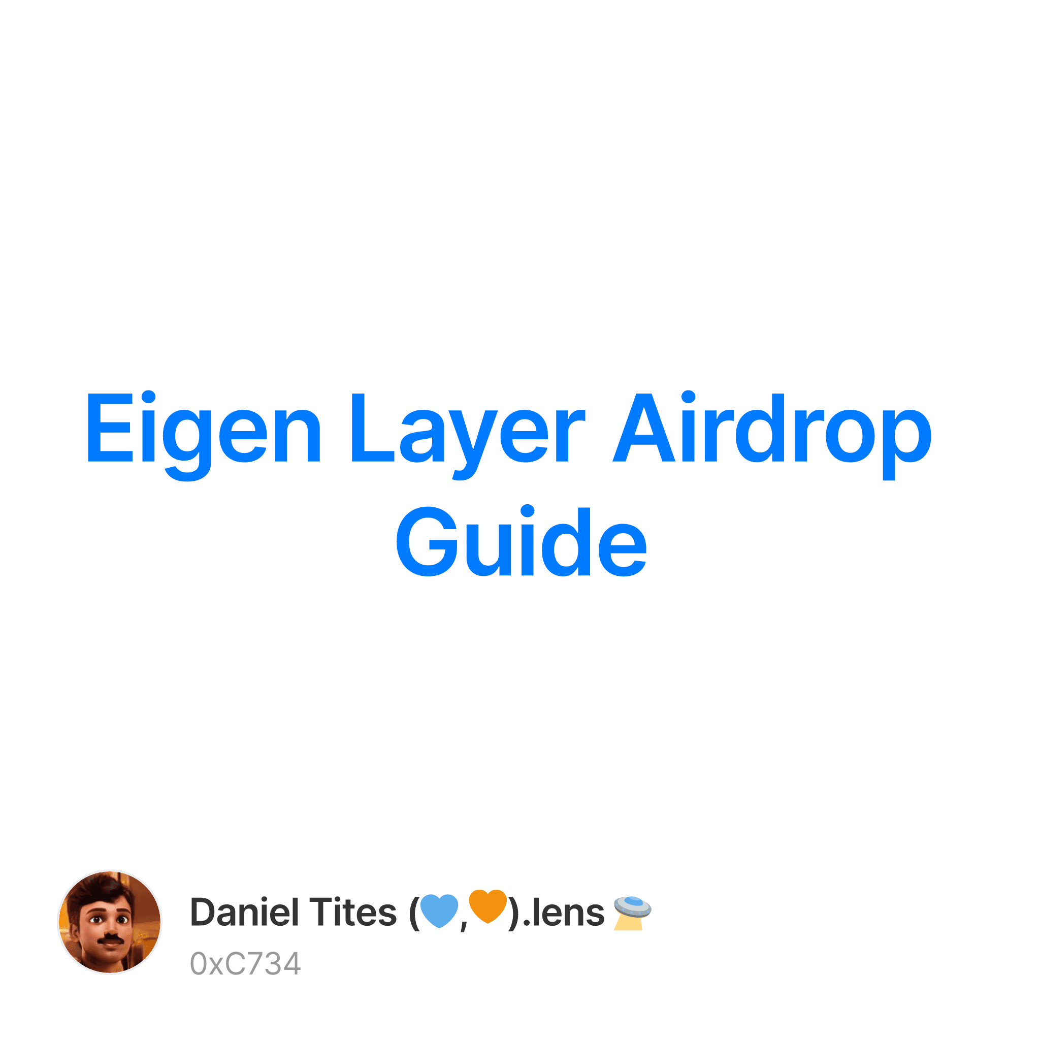 Eigen Layer Airdrop Guide - Collection | OpenSea Eigen Layer Airdrop Guide - Collection | OpenSea