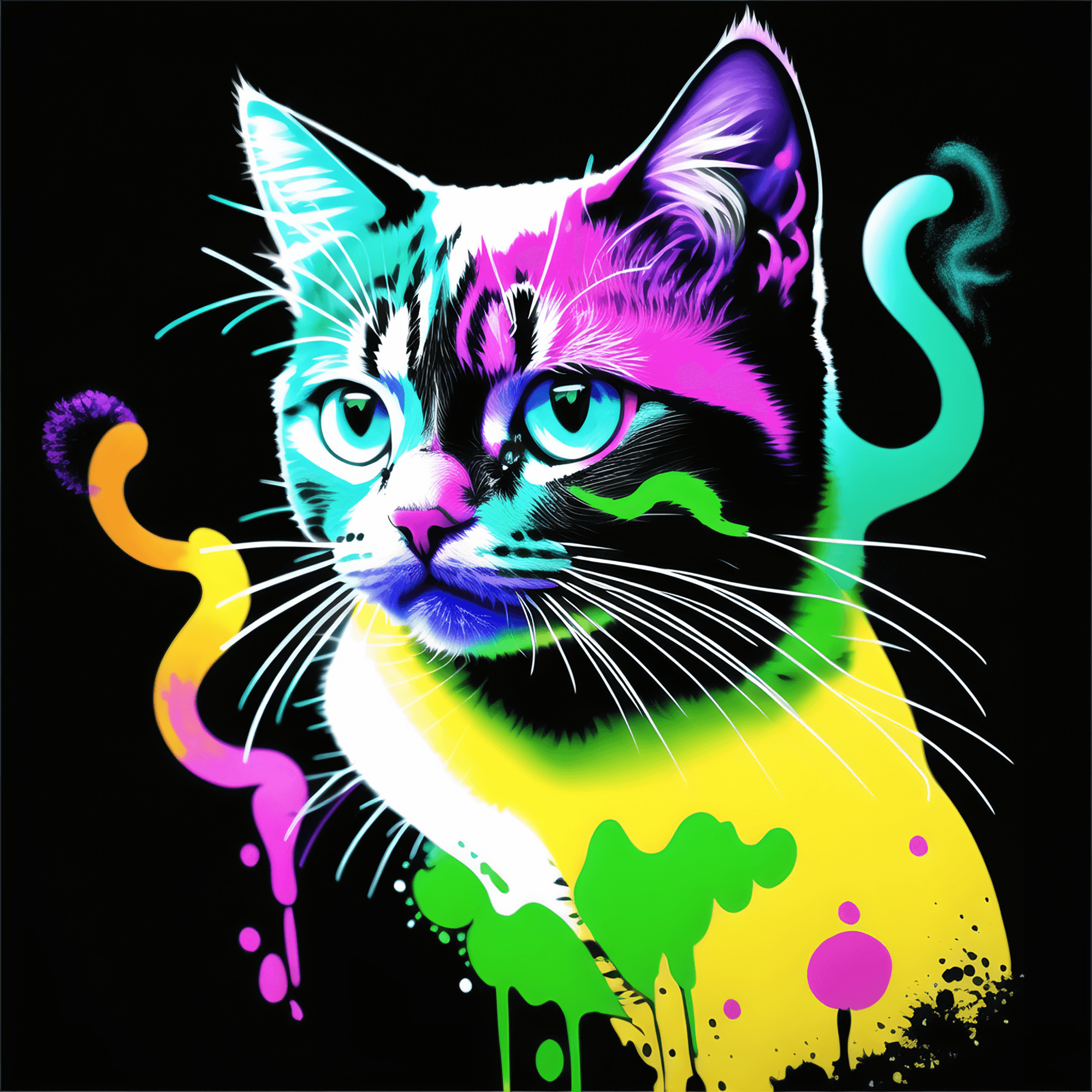 Ink Cat (1) - Ink Cat artwork | OpenSea