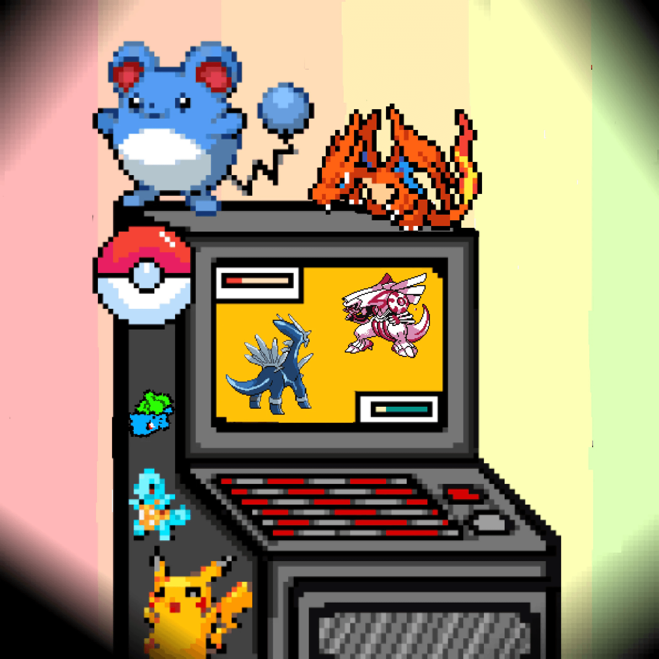 Poke-Pixel Arcade Machine - Collection | OpenSea