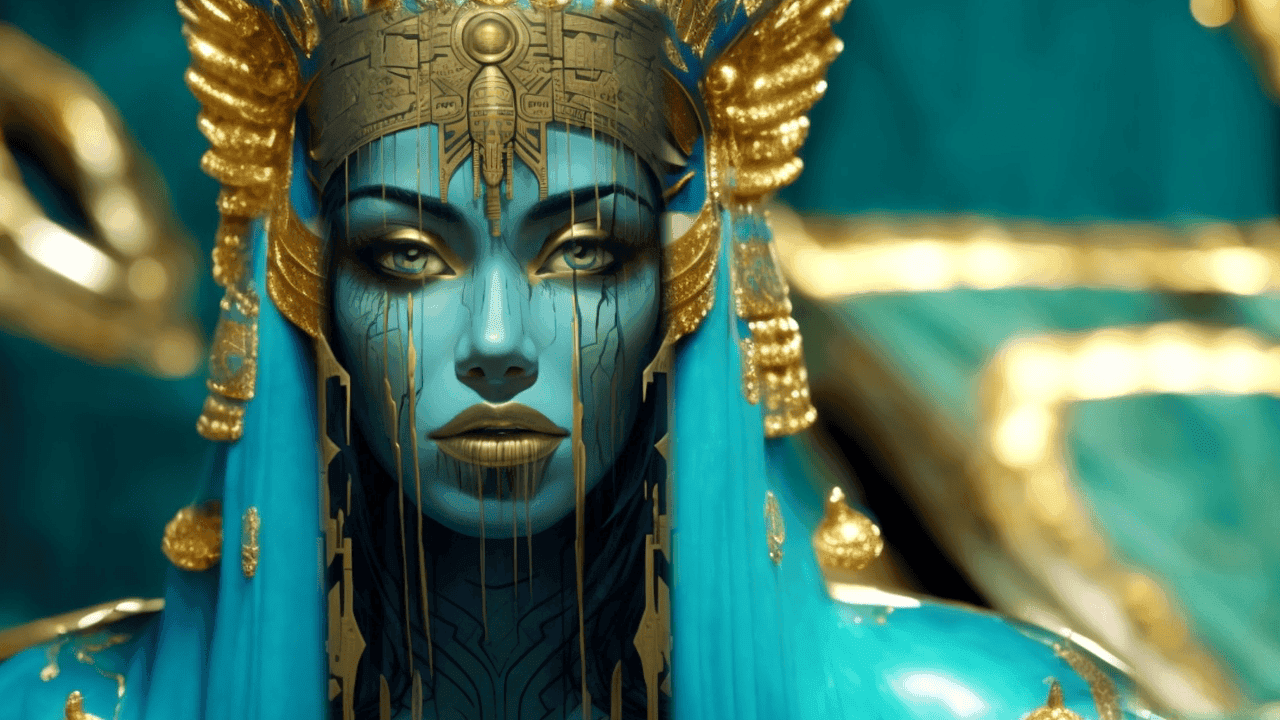 Egyptian Goddess Portrait NFT Collection By Deekstar - Collection | OpenSea