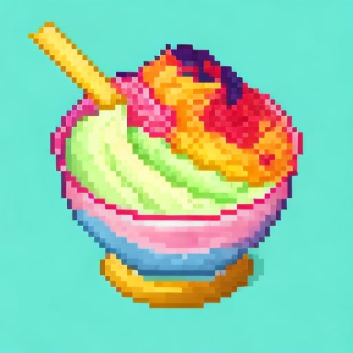 Shaved Ice - Pixel Art - Collection | OpenSea