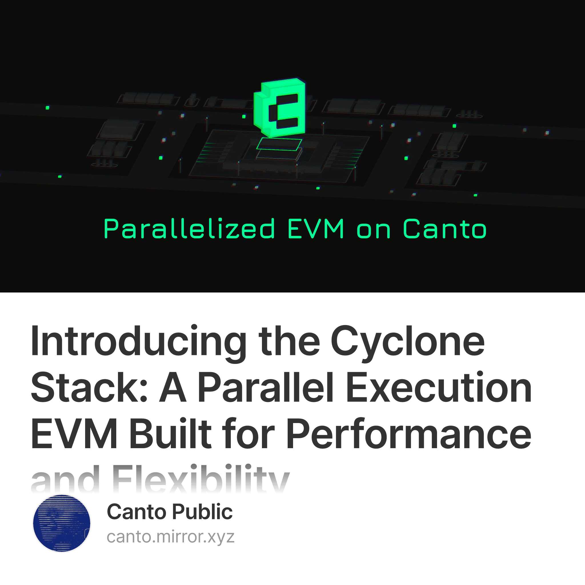 Introducing The Cyclone Stack A Parallel Execution Evm Built For