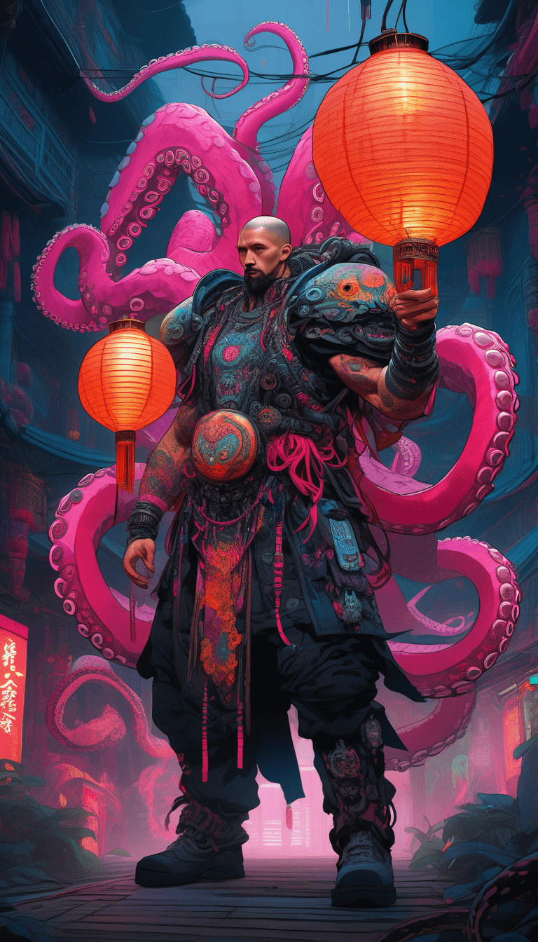 CyberPunk OctoMan - Collection | OpenSea